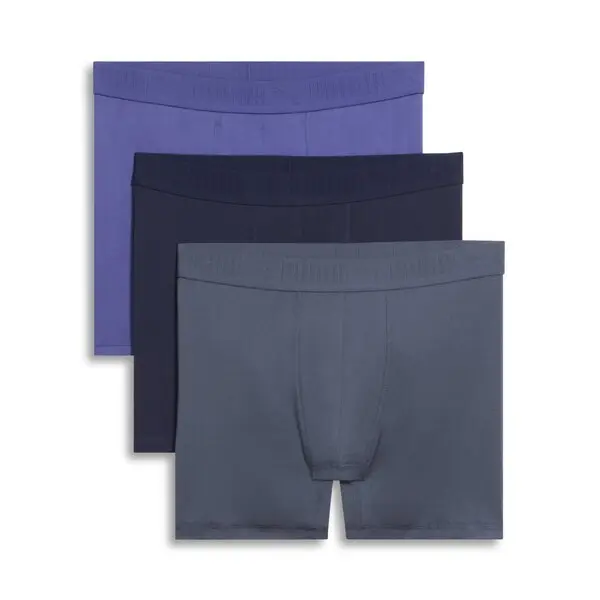 PUMA Ultra Soft Boxer Briefs 3 Pack - Assorted Colours