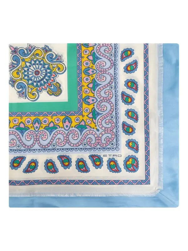 Etro Graphic Print Scarf - Neutrals