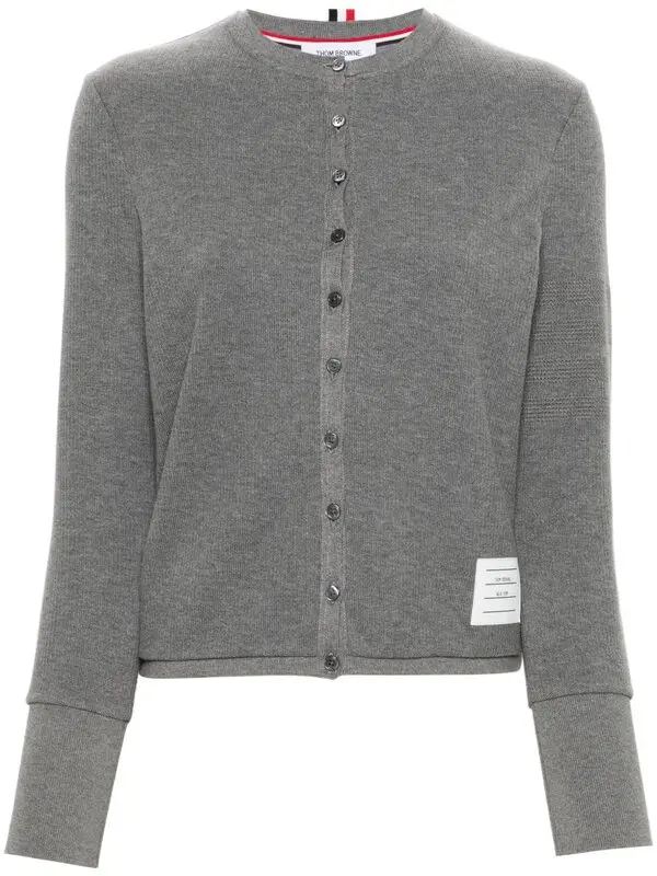 Thom Browne 4-bar Cotton Cardigan