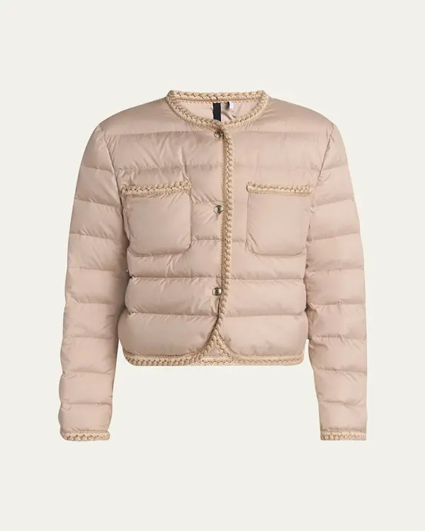 Moncler Gencay Quilted Down Jacket - Medium Beige
