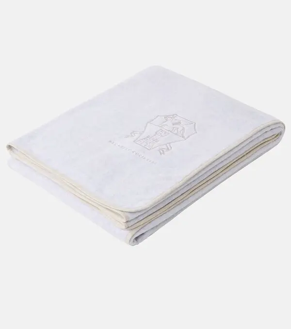 Brunello Cucinelli Embroidered Cotton Terry Towel