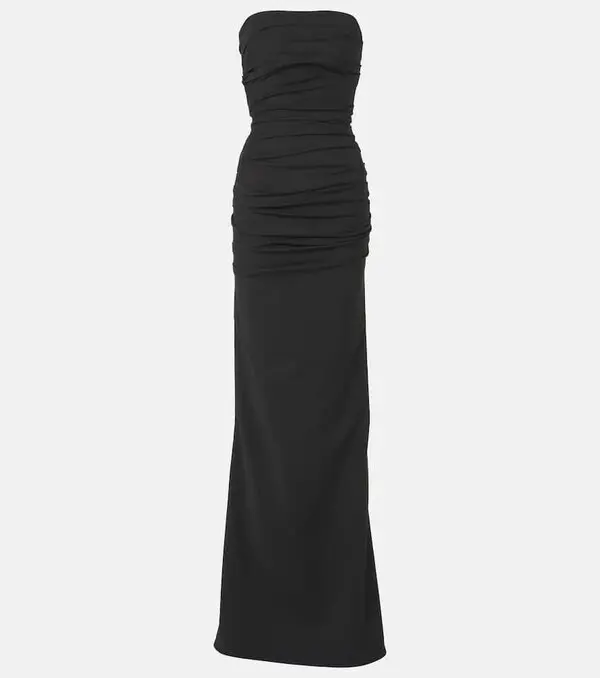 Maticevski Intoxicate Strapless Gown - Black