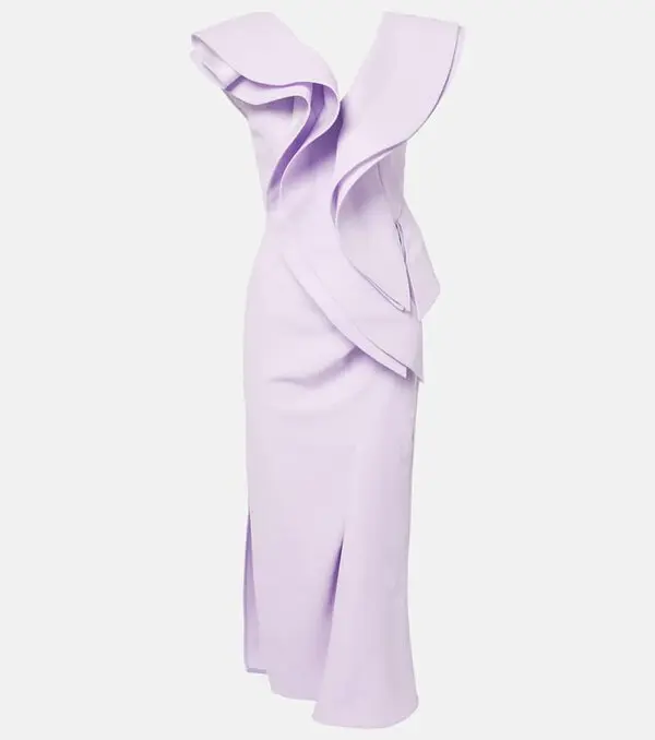 Maticevski Revive Wave Cocktail Dress - Purple
