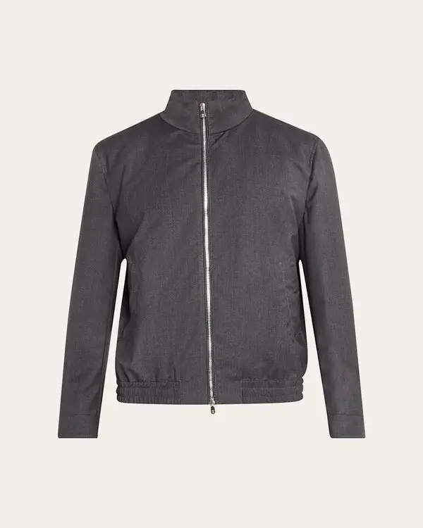 Brunello Cucinelli Wool Blouson Jacket