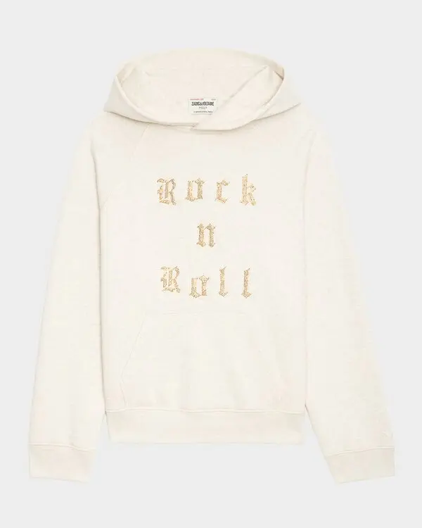 Zadig&Voltaire Georgy Embroidered Hoodie - Light Sugar