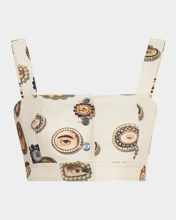 Libertine Saint Tropez Lovers Eyes Top - Frvnl
