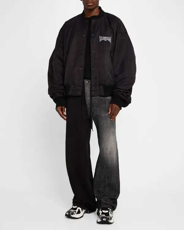 Balenciaga Embroidered Varsity Jacket