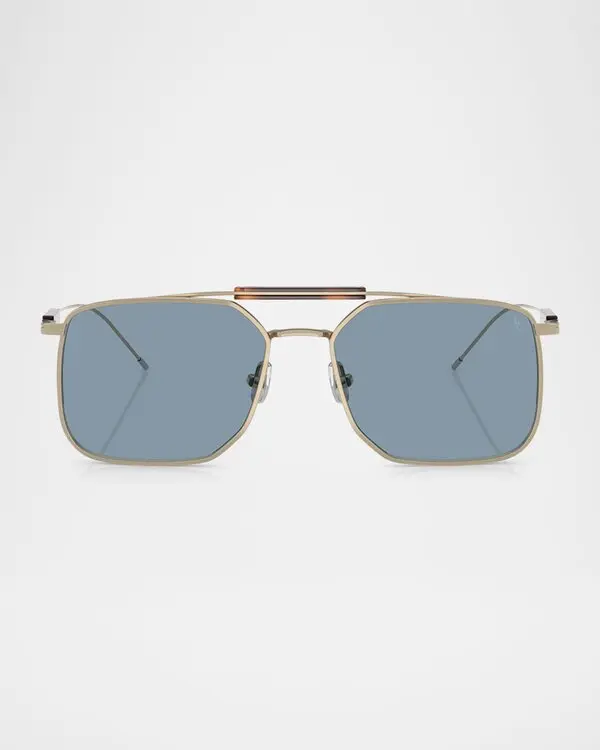 Brunello Cucinelli Square Sunglasses - Gold
