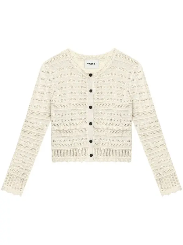 MARANT ETOILE Ajaline Cardigan - Neutrals