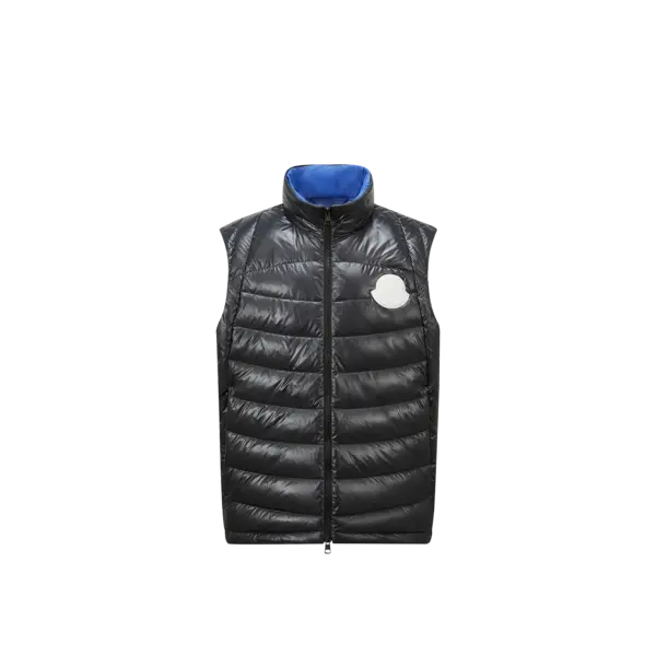 Moncler Menelao Hooded Padded Vest - Grey