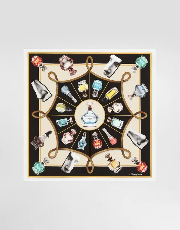 Dolce & Gabbana Silk Scarf With Perfume
