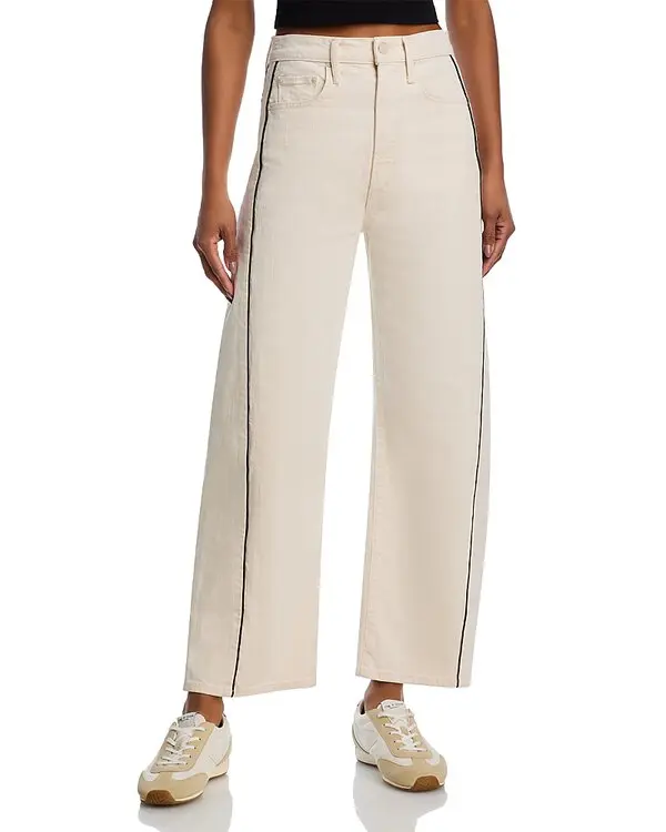 MOTHER The Half Piped High Rise Cropped Jeans
