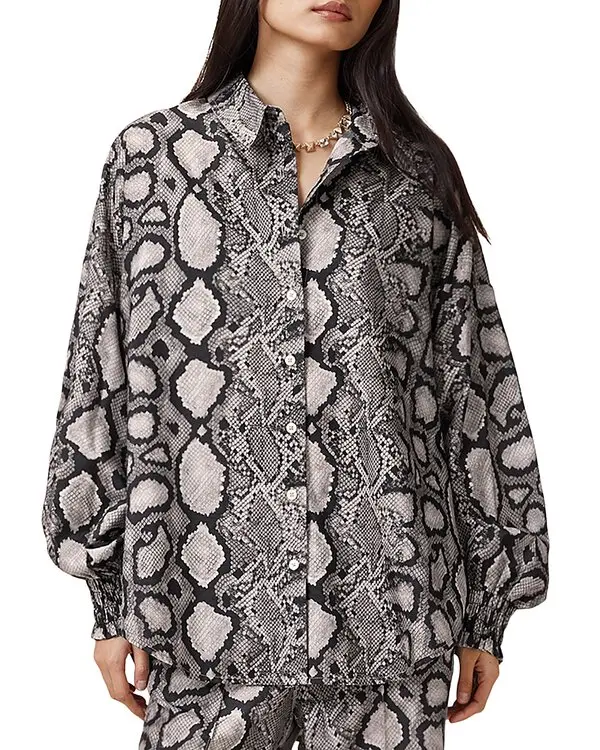 All Saints Charli Shirt - Flow Ecru