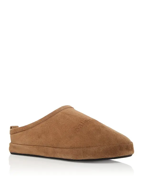 Balenciaga Alaska Faux Shearling Slippers - Camel