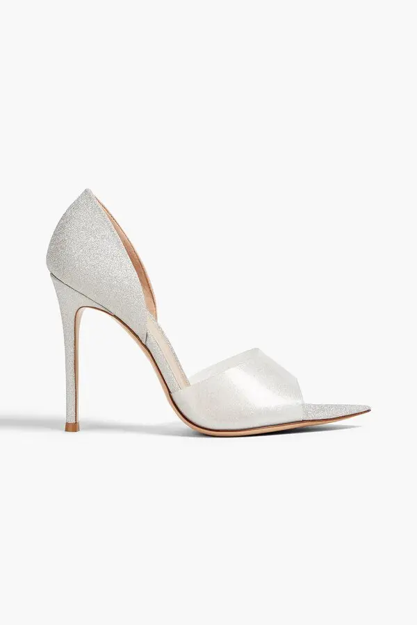 GIANVITO ROSSI Bree Glittered Pumps