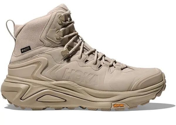 Hoka One One Kaha 3 Mid Gore-texin Boots - Raw Linen/oat Milk