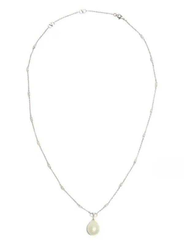 Valentino Garavani Vlogo Signature Necklace - Silver