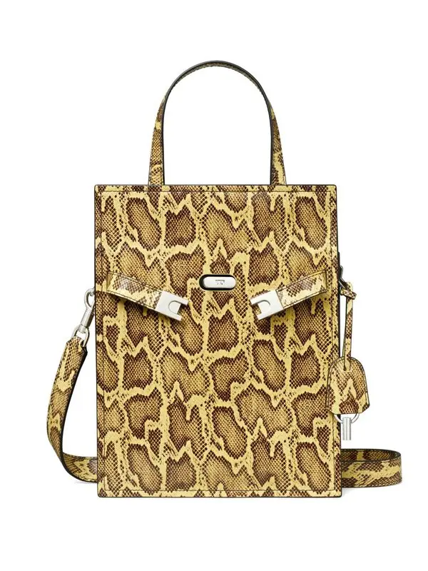 Tory Burch Small Lee Radziwill Exotic Tote Bag