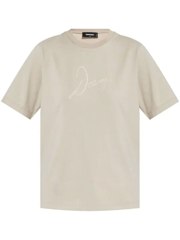 Dsquared2 Text-print T-shirt - Neutrals