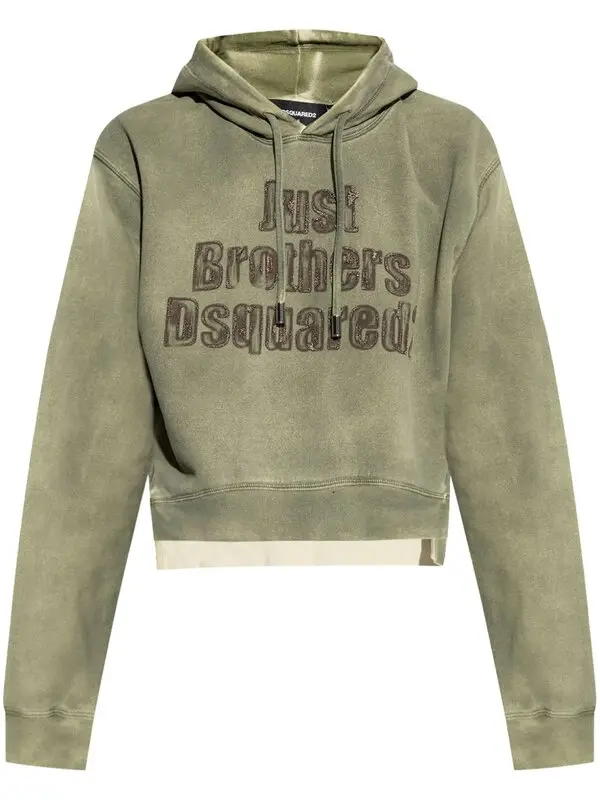 Dsquared2 Logo-embroidered Hoodie