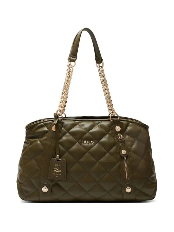 Liu Jo Quilted Tote Bag - Green