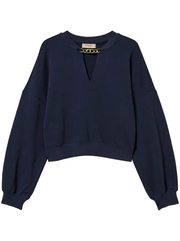 TWINSET Oval T-chain Sweatshirt