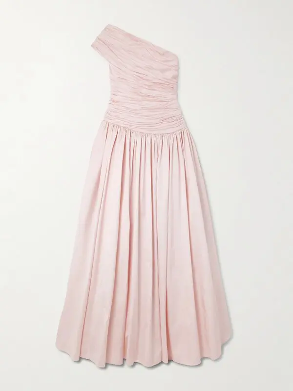 MARMAR HALIM Ruched Taffeta Gown