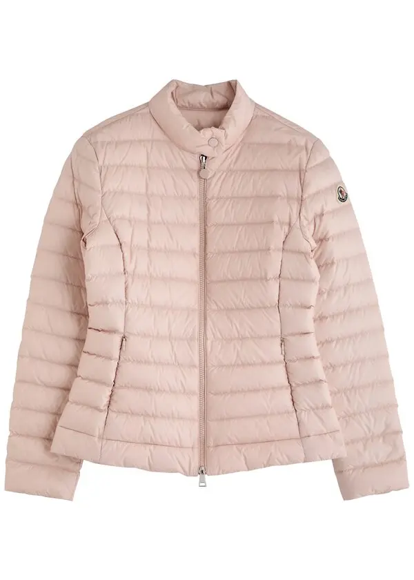 Moncler Igelle Quilted Shell Jacket - Pink Light