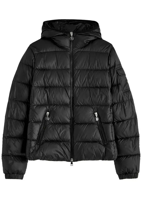 Moncler Gles Hooded Quilted Shell Jacket