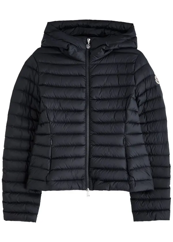 Moncler Ige Hooded Quilted Jacket - Navy