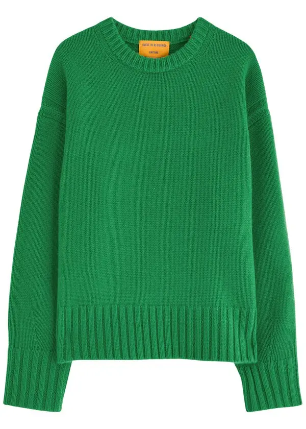 Guest In Residence Cozy Cashmere Jumper - Green