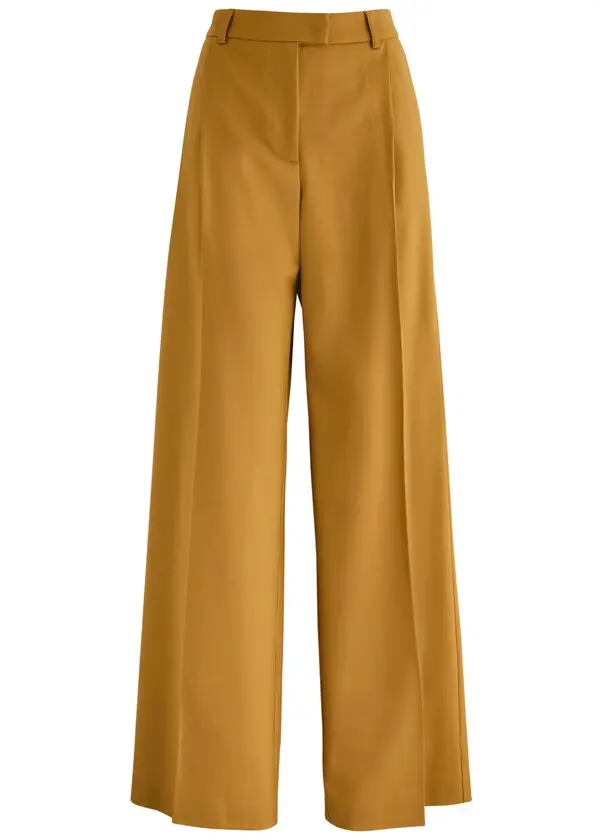 La DoubleJ Wide-leg Stretch-wool Trousers