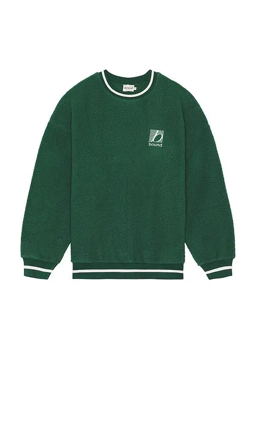 BOUND Reverse Fleece Grid Sweater