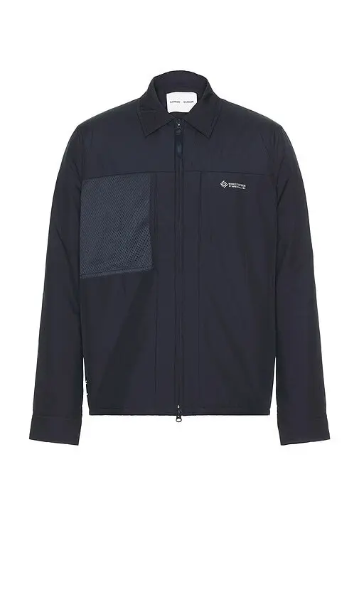 SAMSOE SAMSOE Sajannis Shirt Jacket In Navy