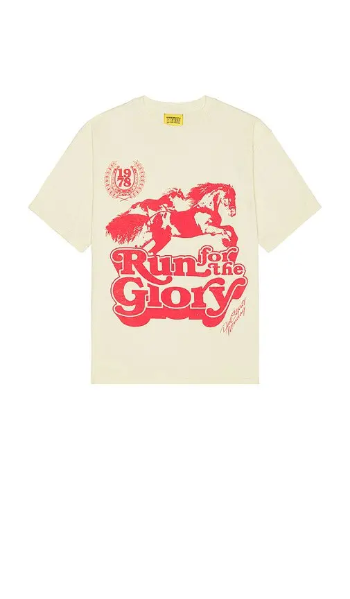 DIET STARTS MONDAY Roses Tee In Ivory