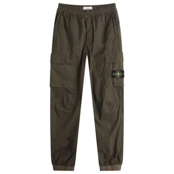Stone Island Tela Paracadute Cargo Pants - Military Green