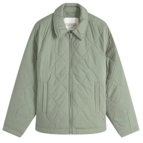 Closed Quilted Nylon Jacket