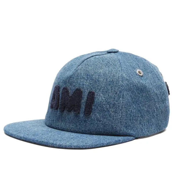 Ami Denim Trucker Cap - Blue