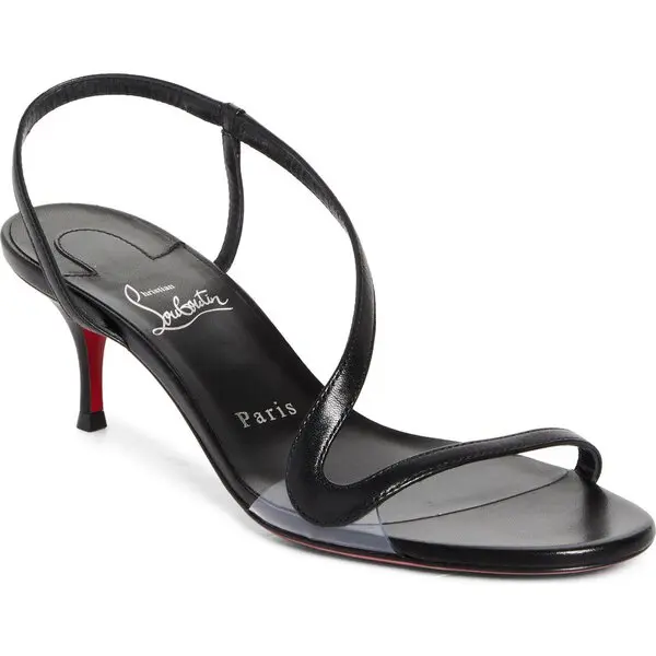 CHRISTIAN LOUBOUTIN Rosalie Slingback Sandal - Black