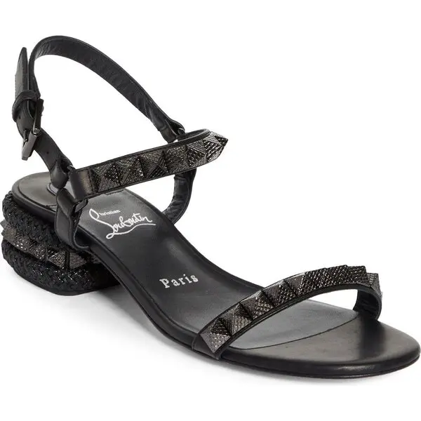 CHRISTIAN LOUBOUTIN Pyrasand Sandal - Black