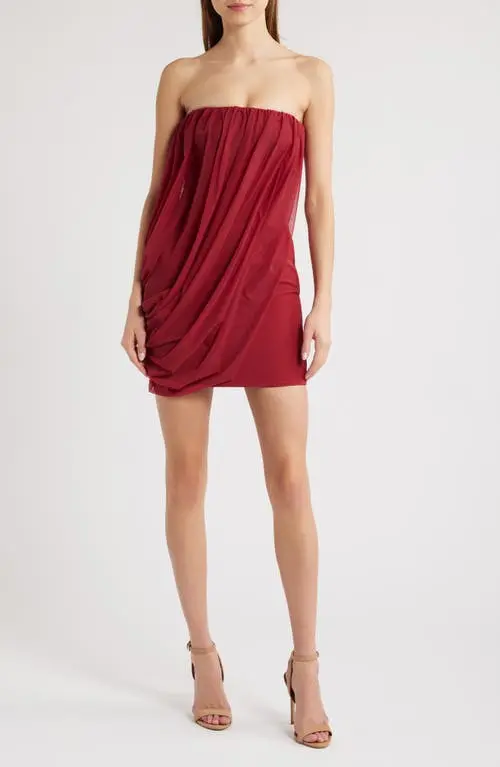 MISTRESS ROCKS Strapless Mini Dress
