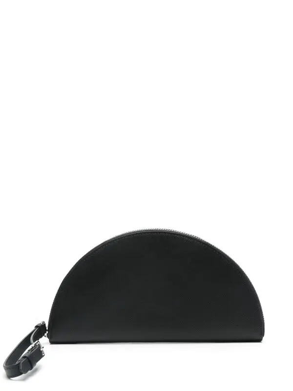Maison Margiela Four-Stitch Logo Clutch - Black | Editorialist