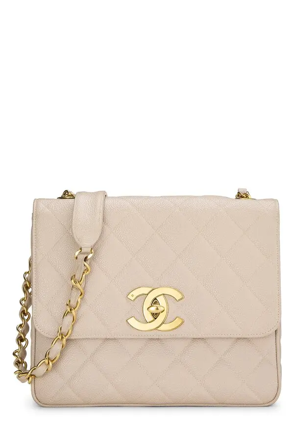 Chanel Quilted Caviar Square Flap