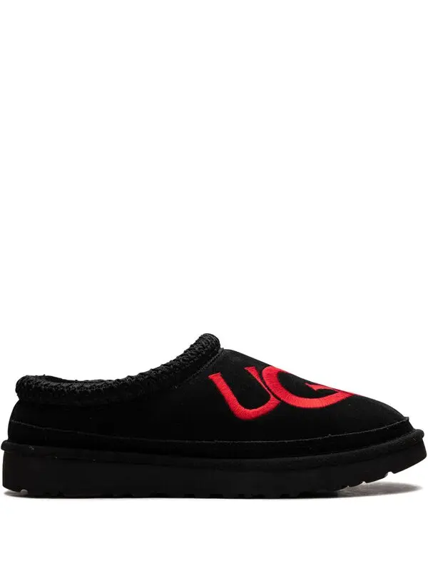 UGG Tasman Logo Slippers - Black
