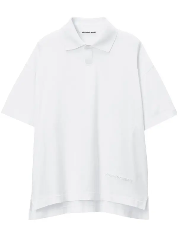 Alexander Wang Cotton Polo Shirt - White