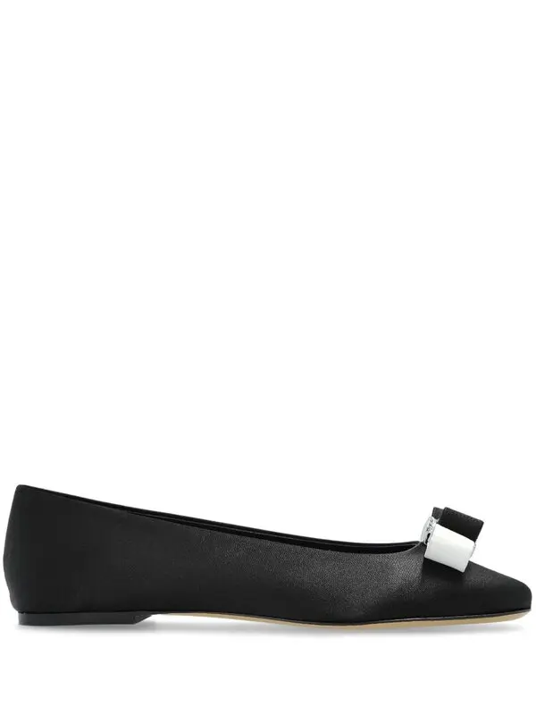Casadei Bow-detailing Ballerina Shoes