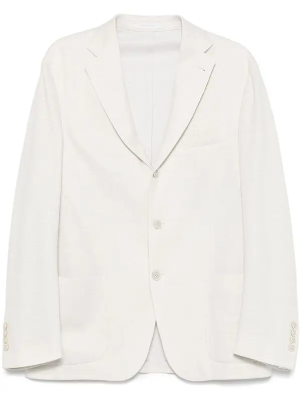 Eleventy Single-breasted Blazer - Neutrals