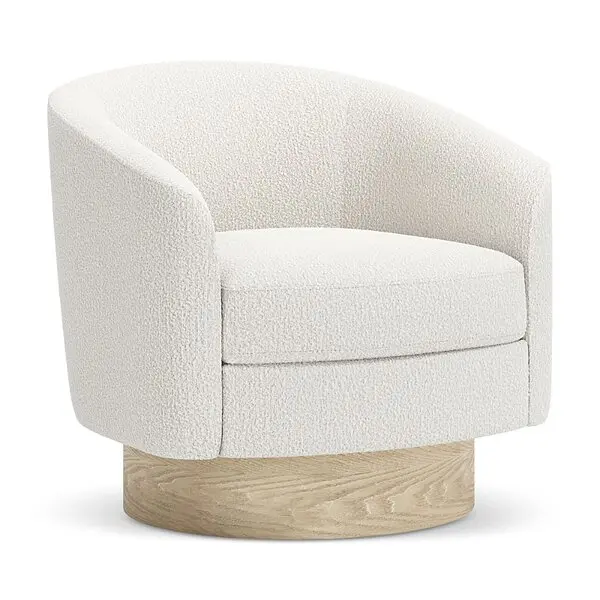 BERNHARDT Camino Swivel Chair - White/-