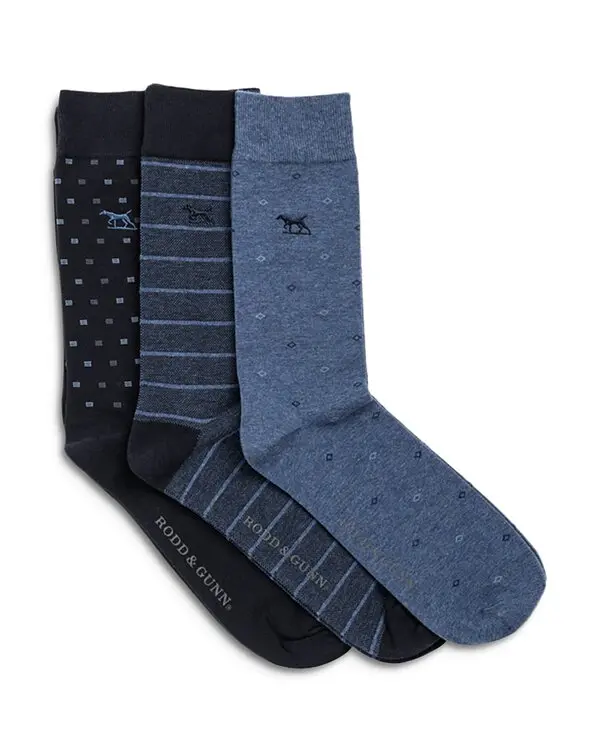 Rodd & Gunn Seacliff Dress Sock Pack - Blue Multi