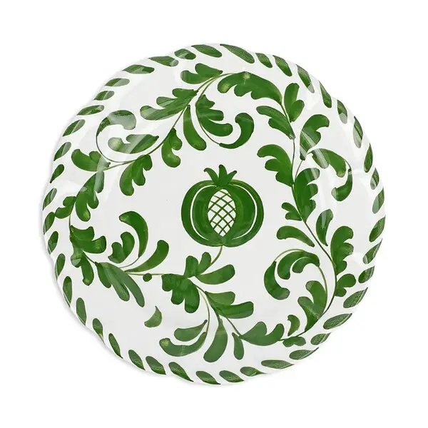 VIETRI Arezzo Aqua Salad Plate - Green
